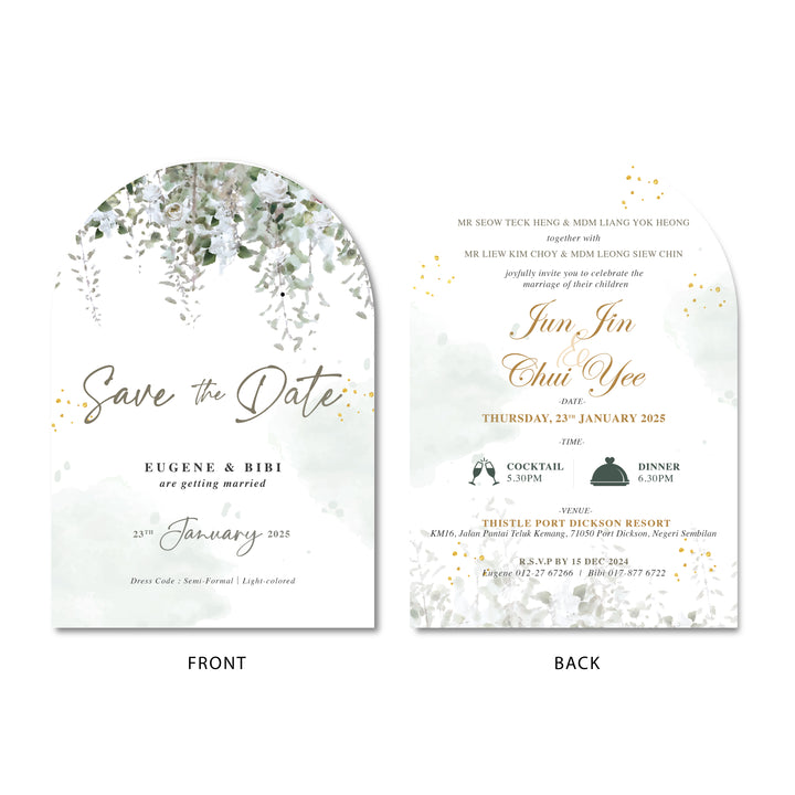 Arch Wedding Invitation – designbyc